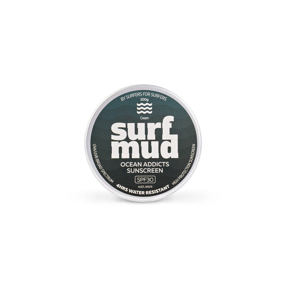Surf Mud Ocean Addict Sunscreen SPF30 100g – KS Boardriders Surf Shop