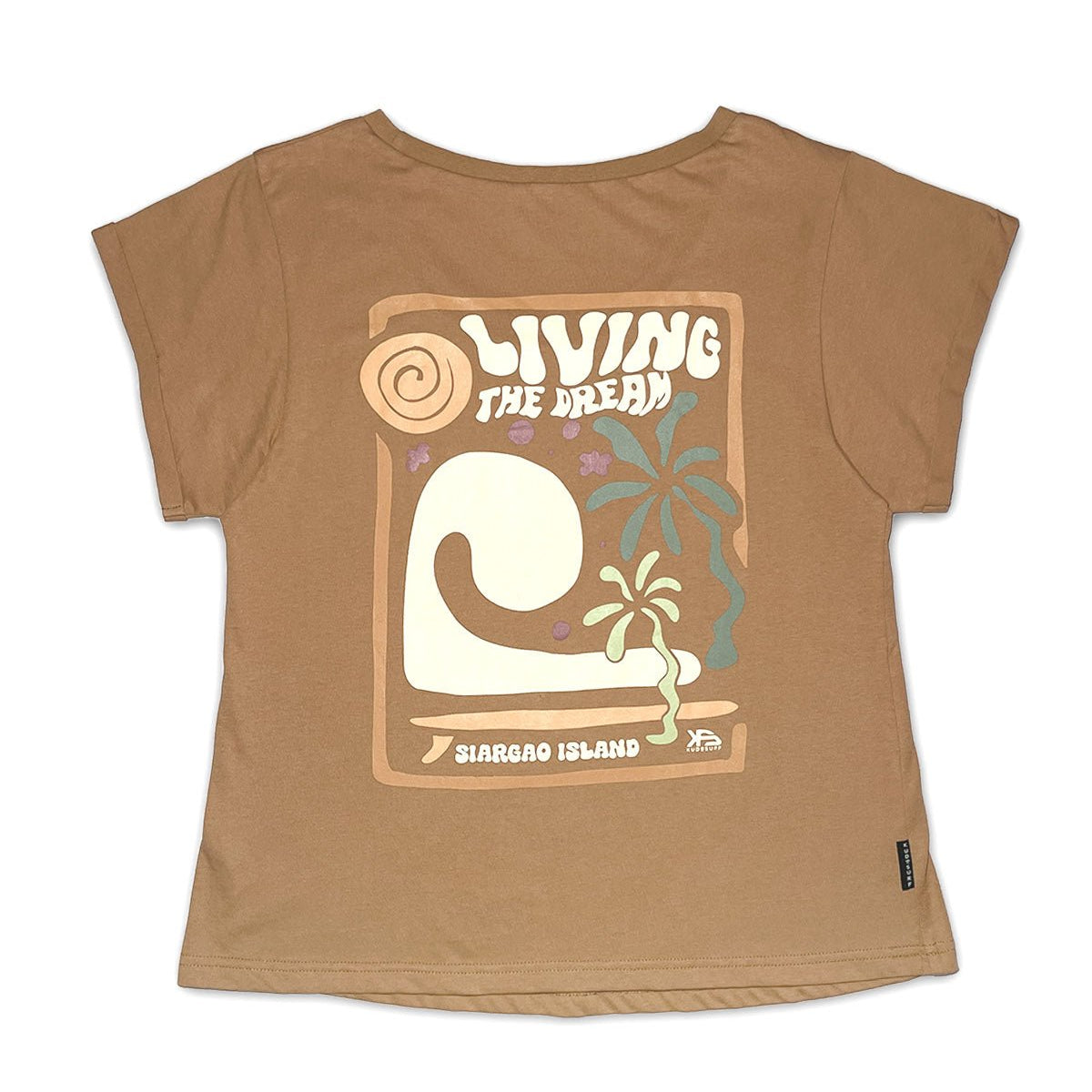 Kudo Surf Women's Big Wave Graphic Tee - Tan – KS Boardriders Surf Shop